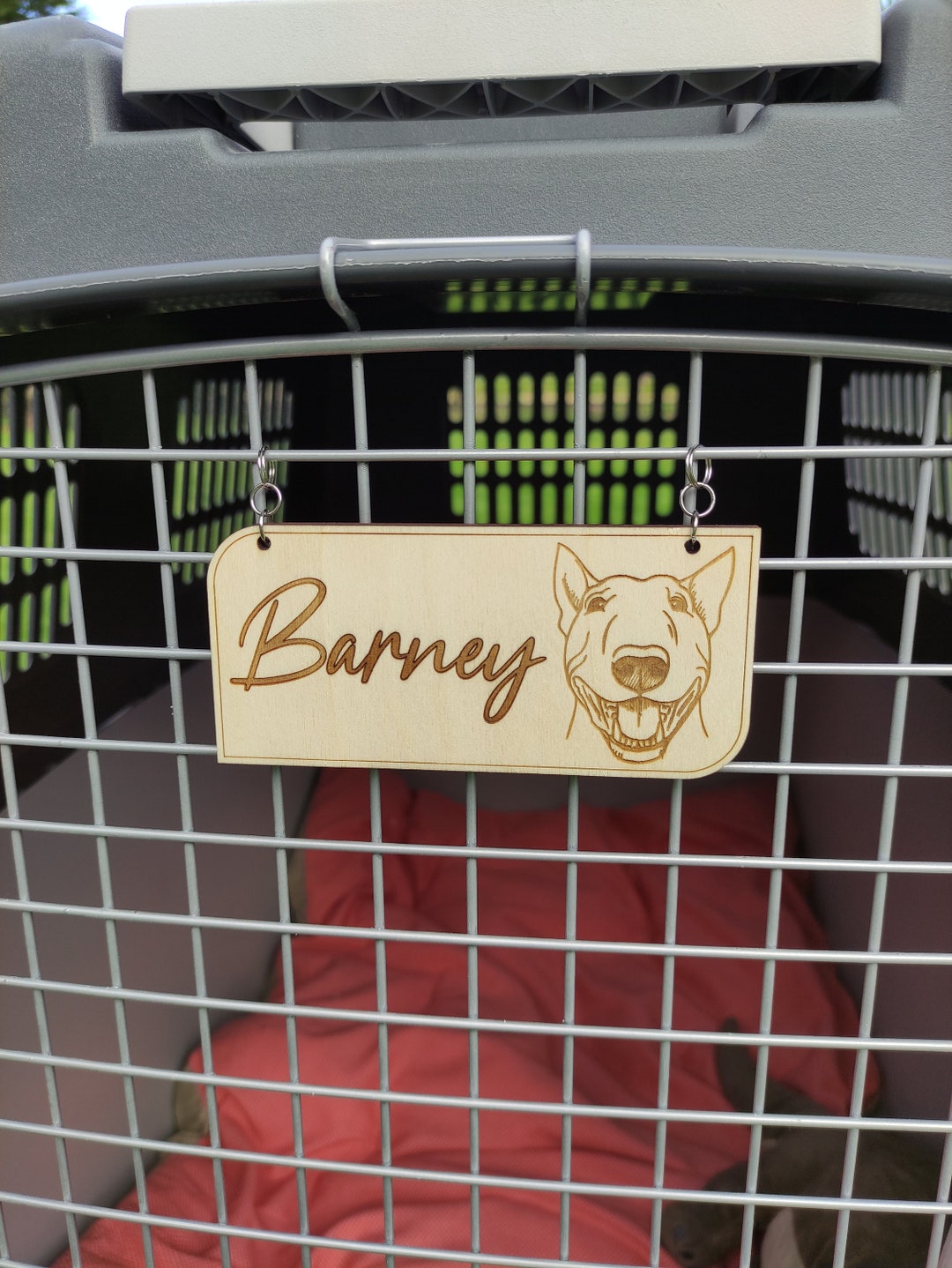 Personalized Wooden Pet Plaque Pet Crate Name Tag Cage and - Etsy