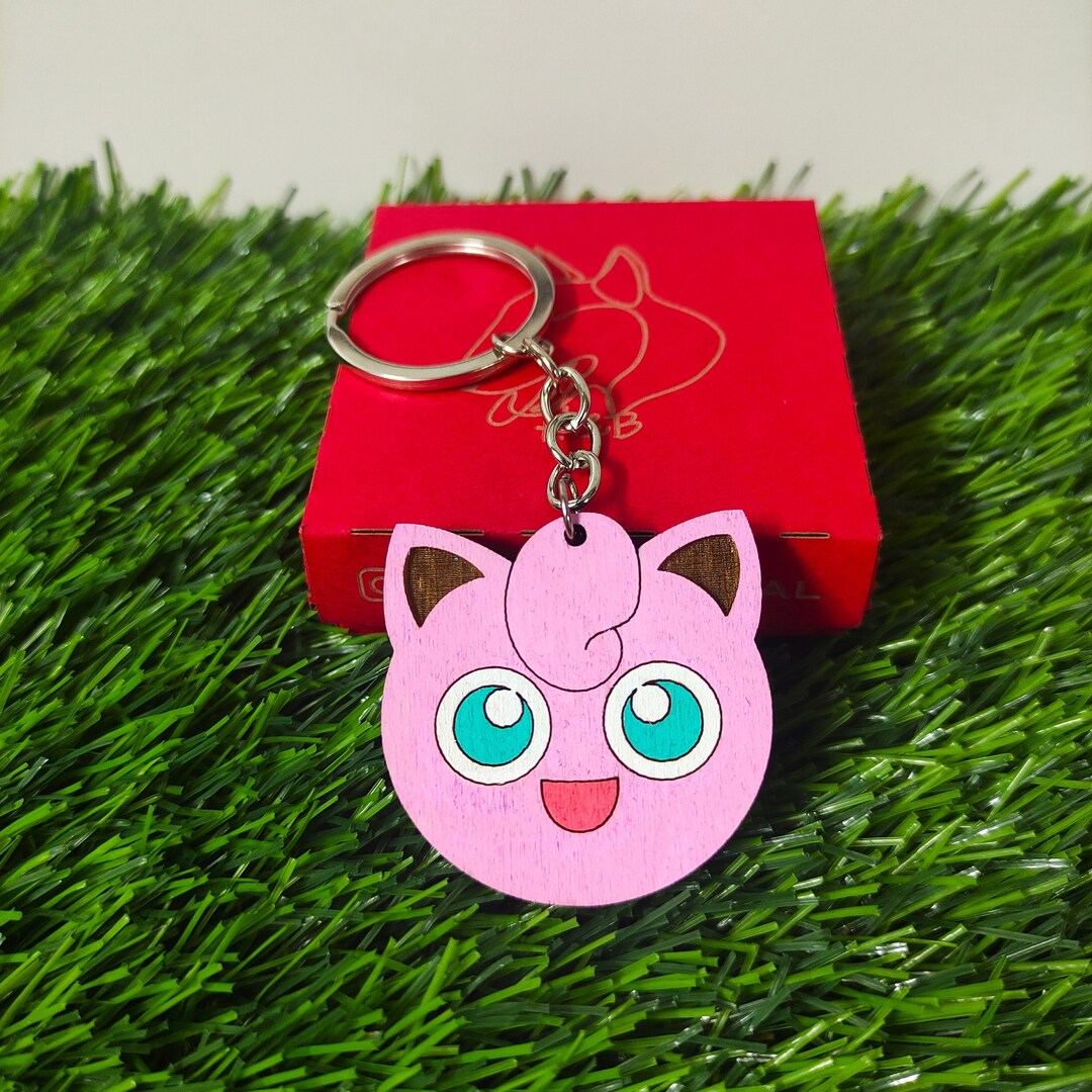 Pokémon Wooden Keychain Ditto Pikachu Meowth Snorlax - Etsy