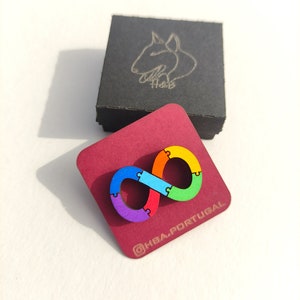 Autism Wooden Pin Set, Neurodiversity Symbol, Autism Spectrum ...