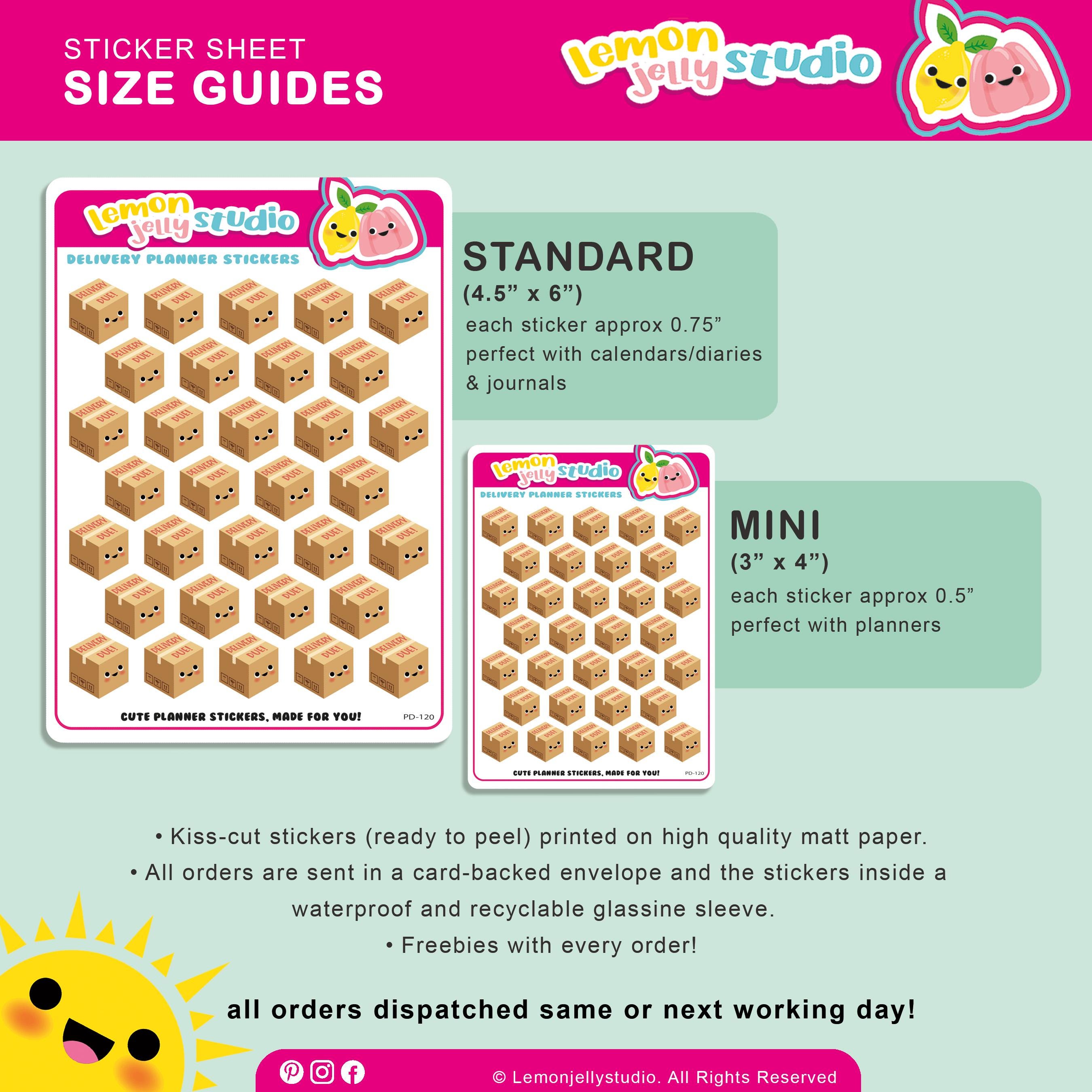 32 Cute Delivery/parcel/package Planner Stickers - Etsy UK