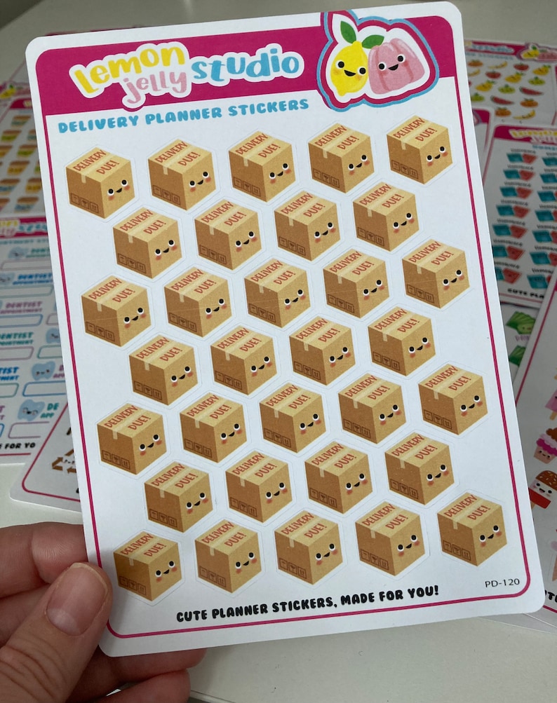 32 Cute Delivery/parcel/package Planner Stickers - Etsy