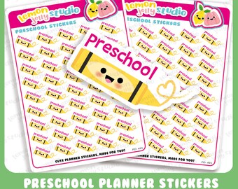 42 Cute Preschool Planner Stickers - Etsy