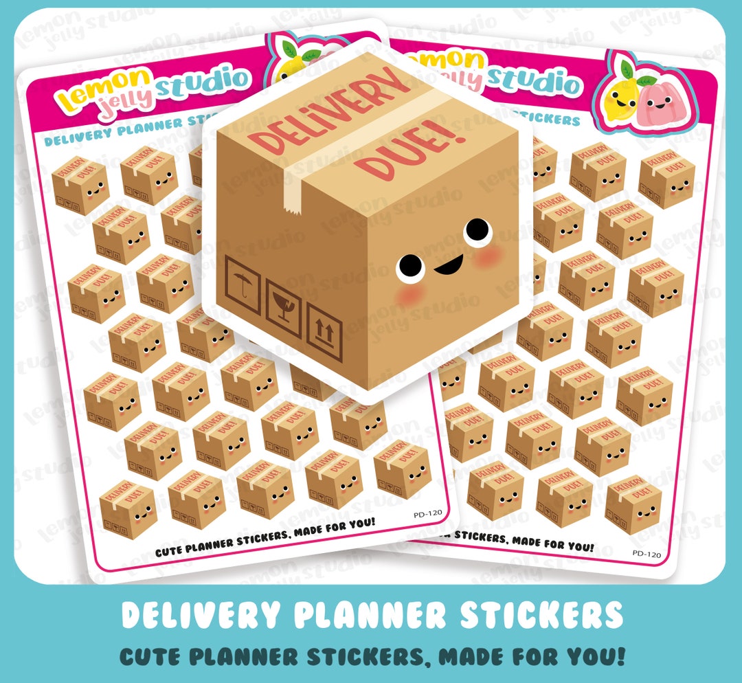 32 Cute Delivery/parcel/package Planner Stickers - Etsy