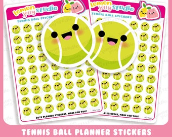 39 Cute Tennis Racket/sport Planner Stickers - Etsy