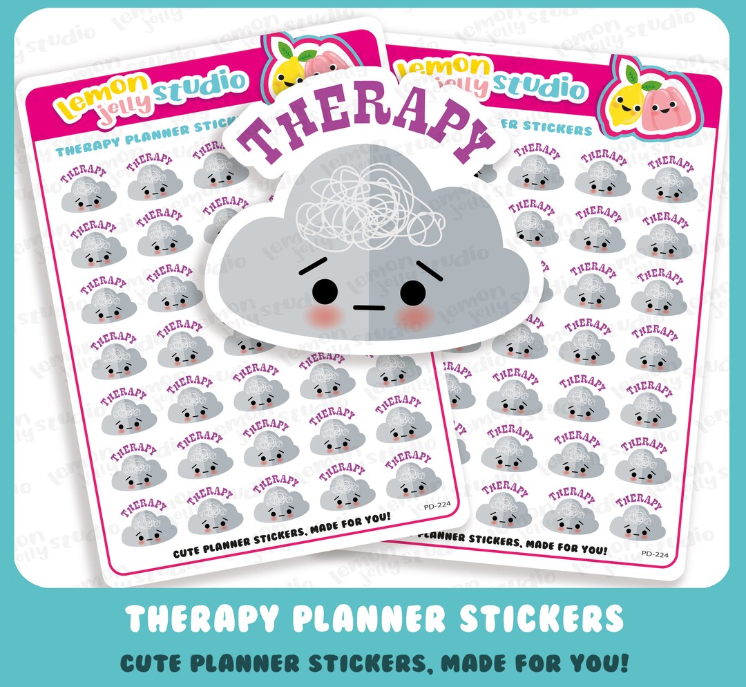 35 Cute Therapy Reminder/appointment Planner Stickers - Etsy