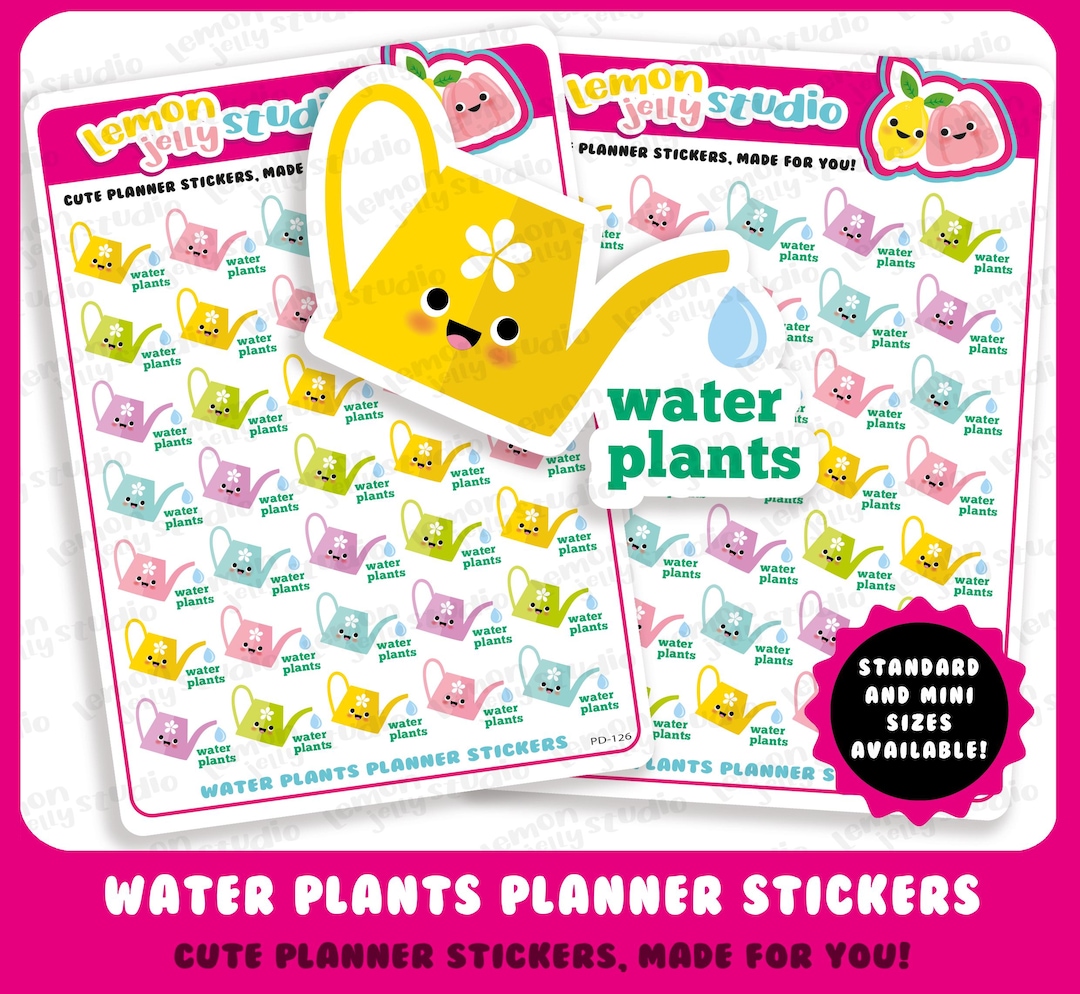 35 Cute Water Plants Planner Stickers - Etsy