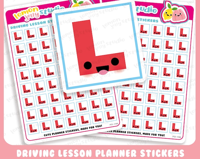 New Driver, Learner Driver, Road Signs Icing Cupcake Toppers Pre-cut 15 ...