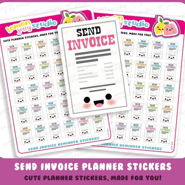 Invoice Stickers - Etsy