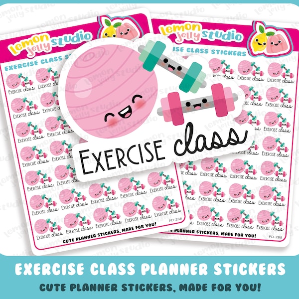 Fitness Planner Stickers - Etsy