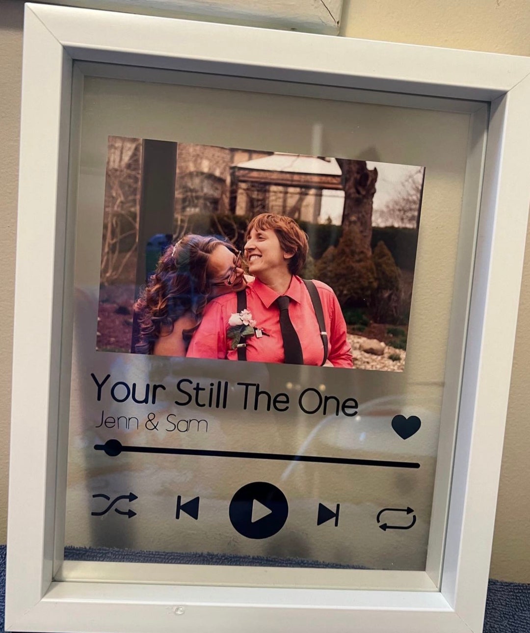 Our Song Float Frame - Etsy