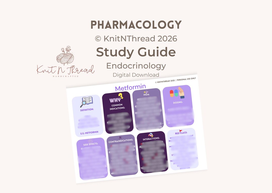 Endocrine Pharmacology Top 100 Drugs Flash Cards | Study Guide ...