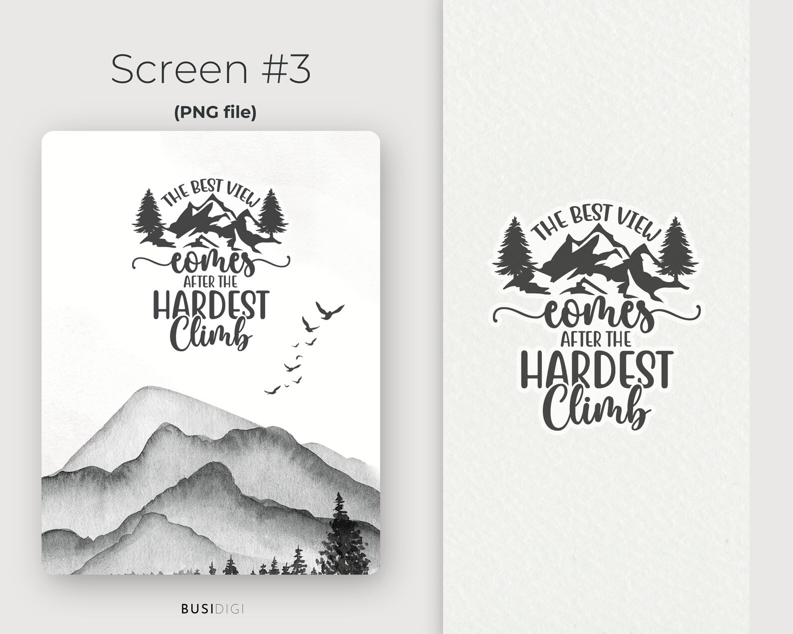 Eink Sleep Screen Saver by Busidigico, Mountain Suspend Screen ...