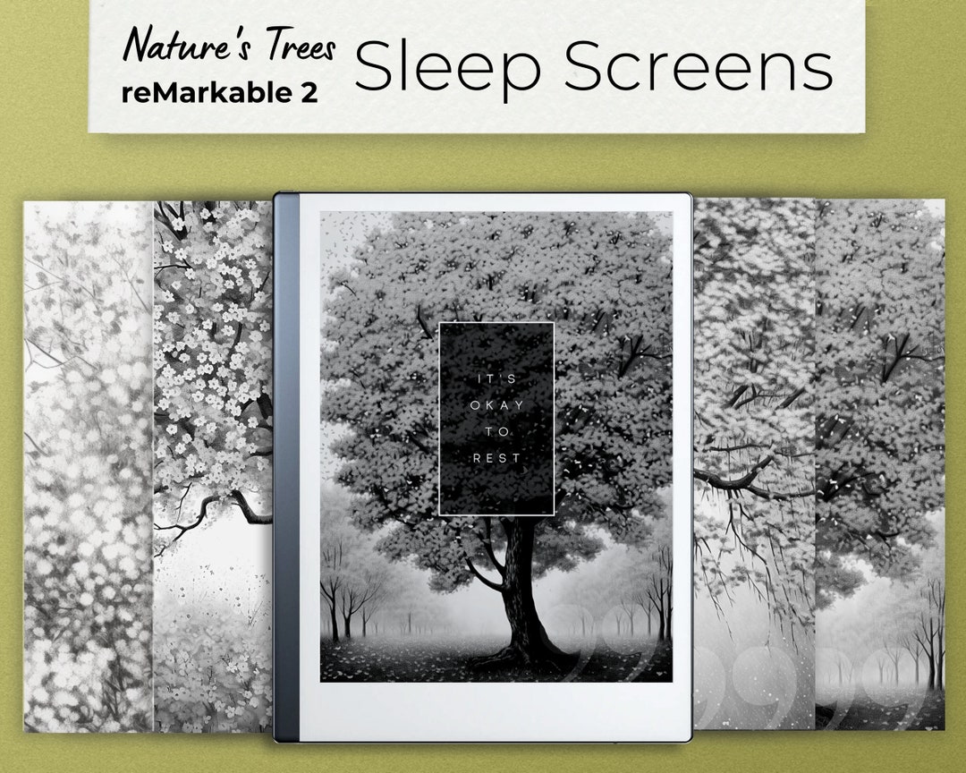 Remarkable 2 Natures Trees Covers Remarkable Sleep Screen Suspend ...