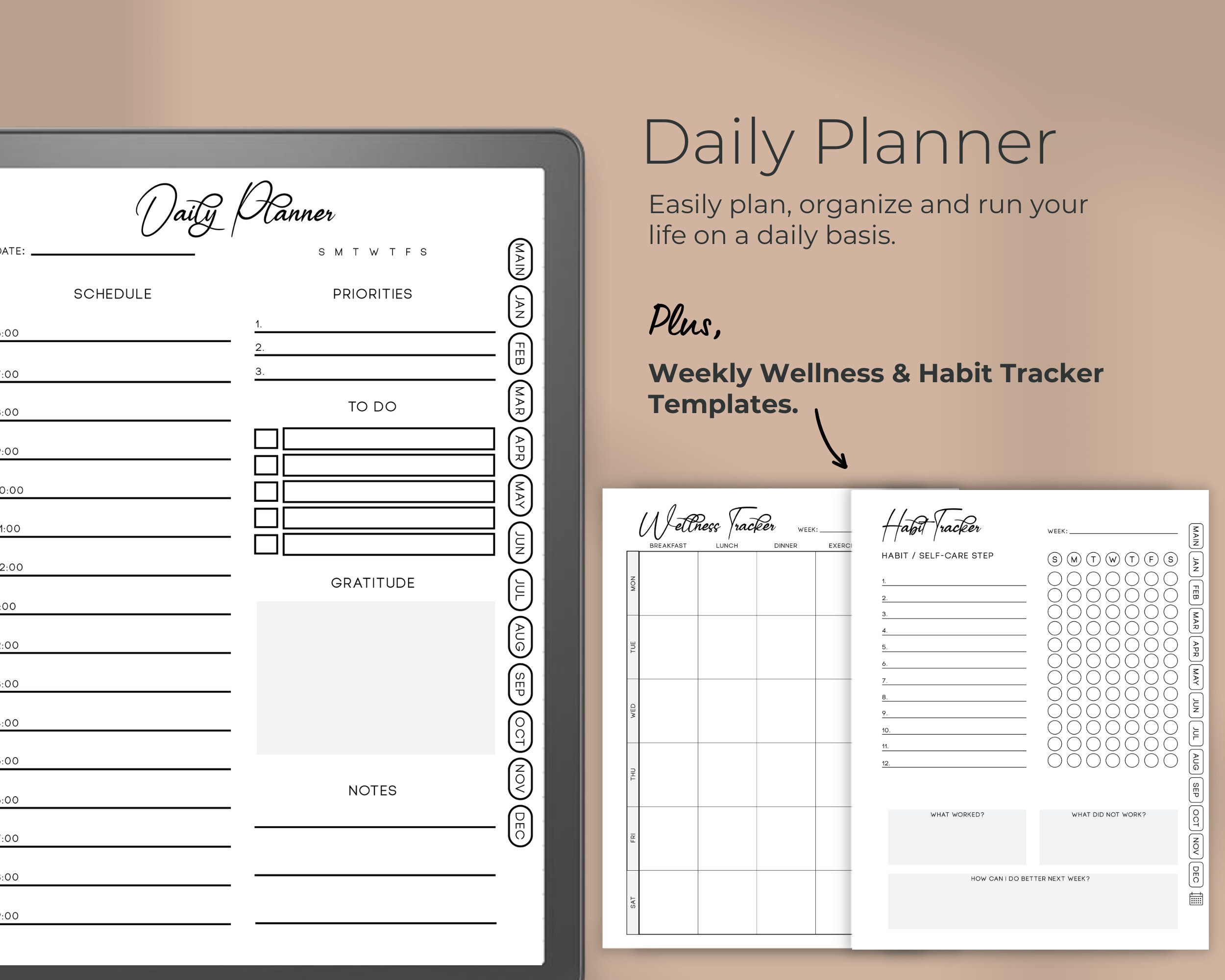Kindle Scribe Planner Daisy Kindle Scribe Template Digital Planner ...