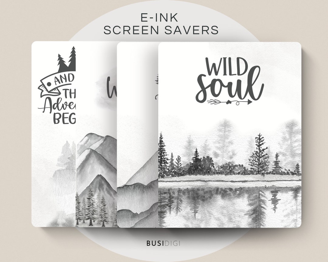 Eink Sleep Screen Saver by Busidigico, Mountain Suspend Screen ...