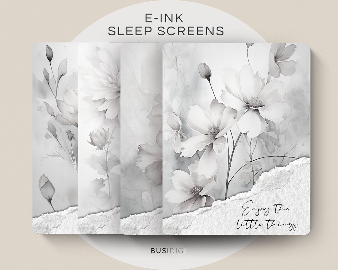 Eink Screen Saver by Busidigico, Wildflowers Suspend Screen, Compatible ...