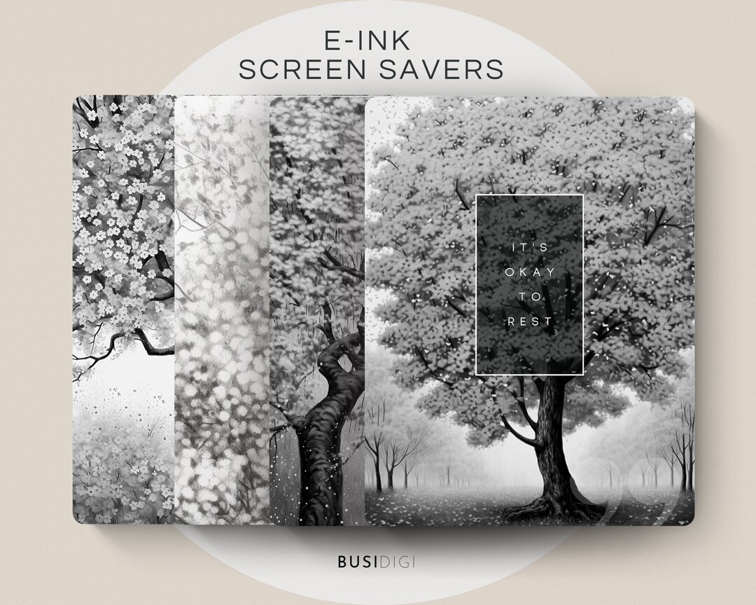 Eink Screen Saver by Busidigico, Natures Trees Suspend Screen ...