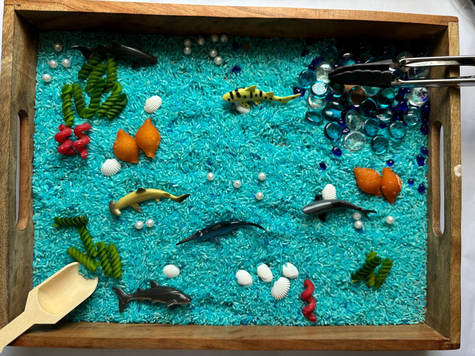Ocean Theme Sensory Bin-independent Play for Children - Etsy