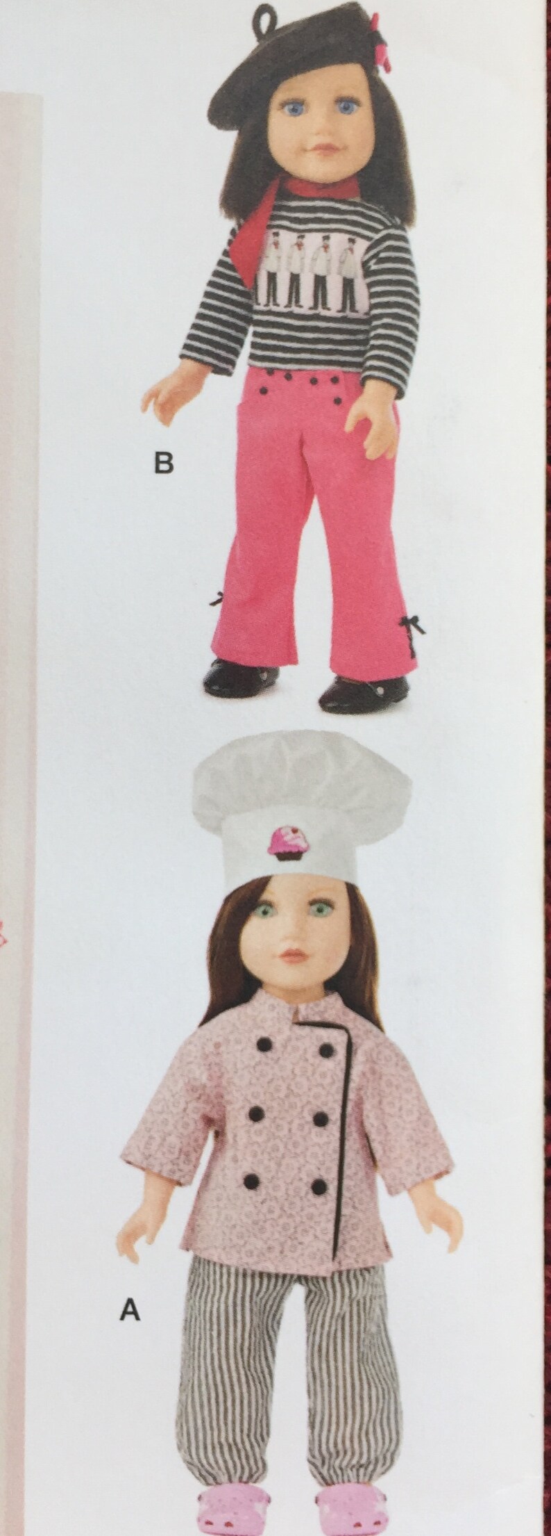 18 Doll Clothes Sewing Pattern, Simplicity 8315, Carla Reiss Designs ...