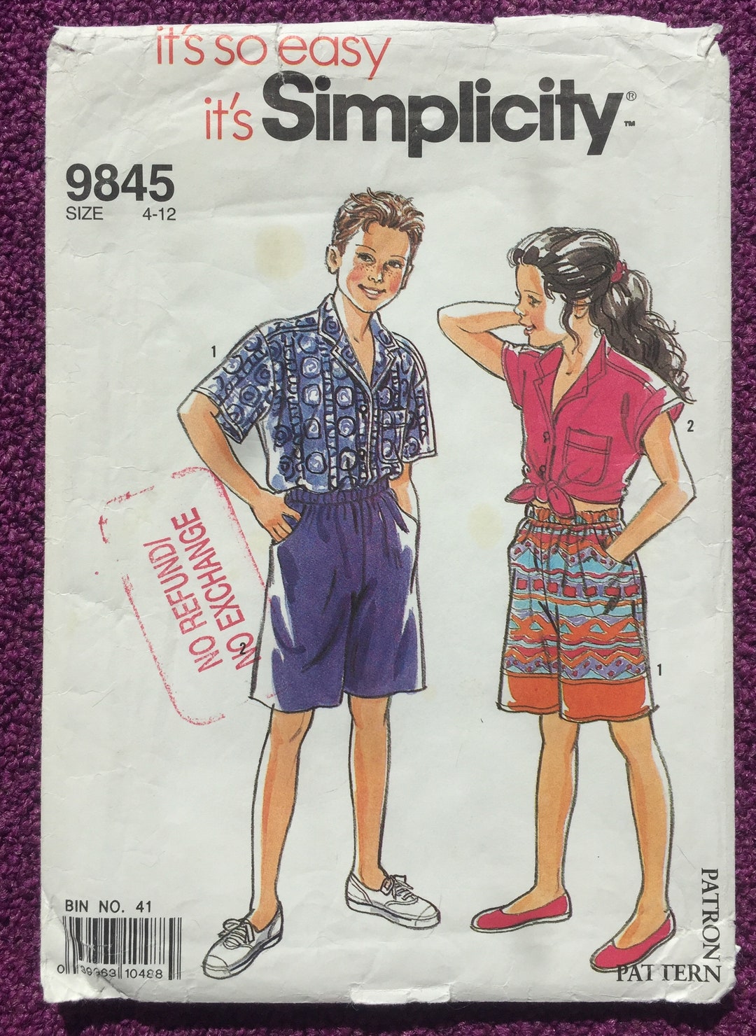 Kids Summer Clothing Sewing Pattern, Unisex Shirts, Crop Top, Shorts ...