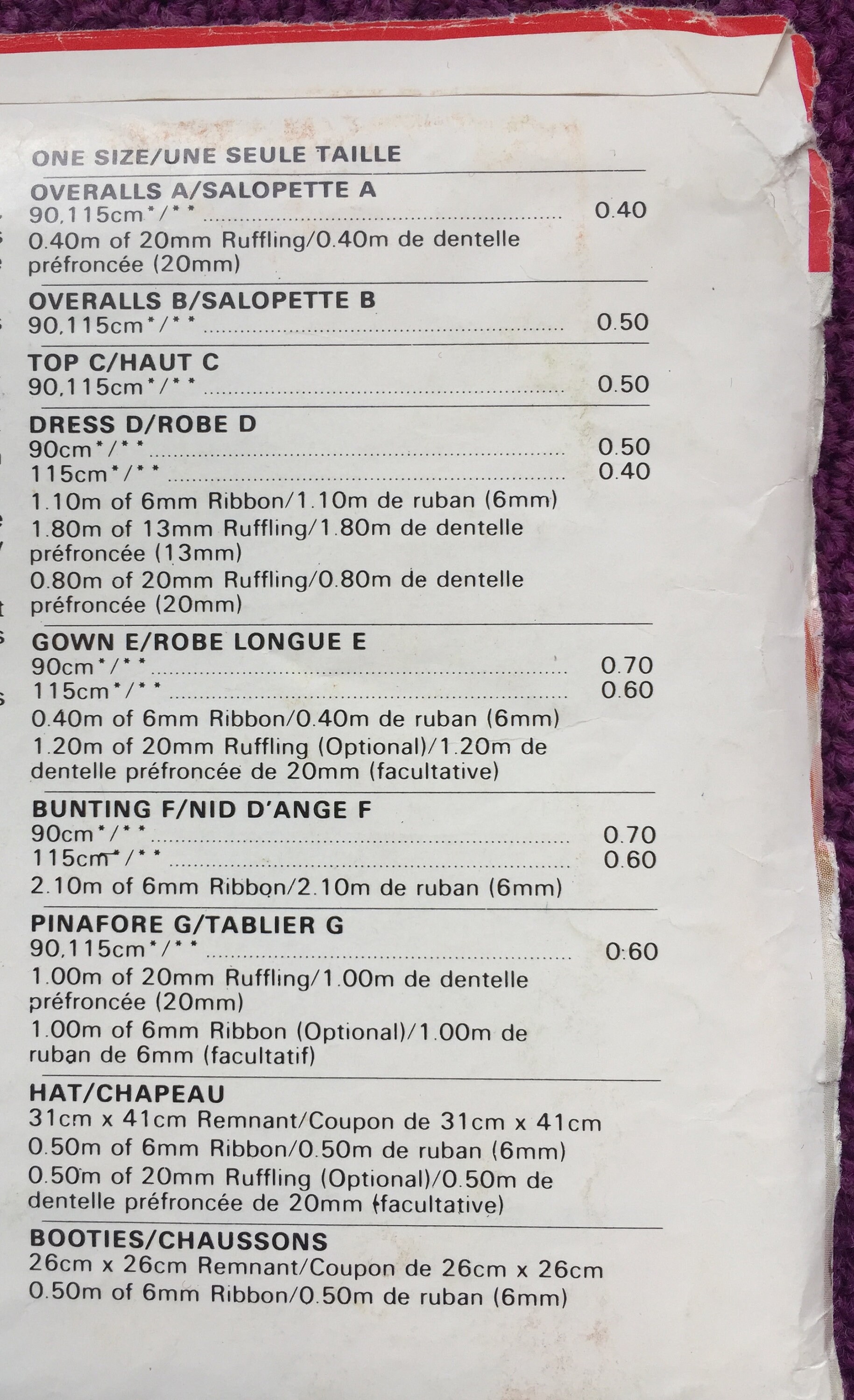 Doll Clothes Sewing Pattern, Butterick 226, Size 16, Dresses, Panties ...