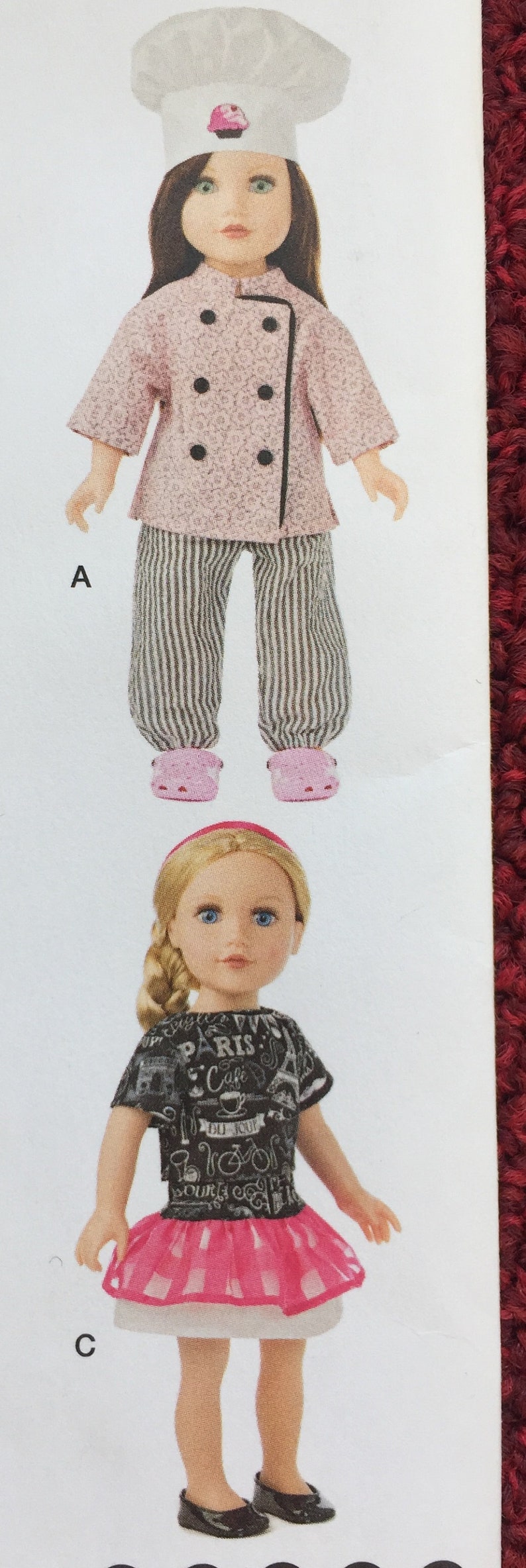 18 Doll Clothes Sewing Pattern, Simplicity 8315, Carla Reiss Designs ...