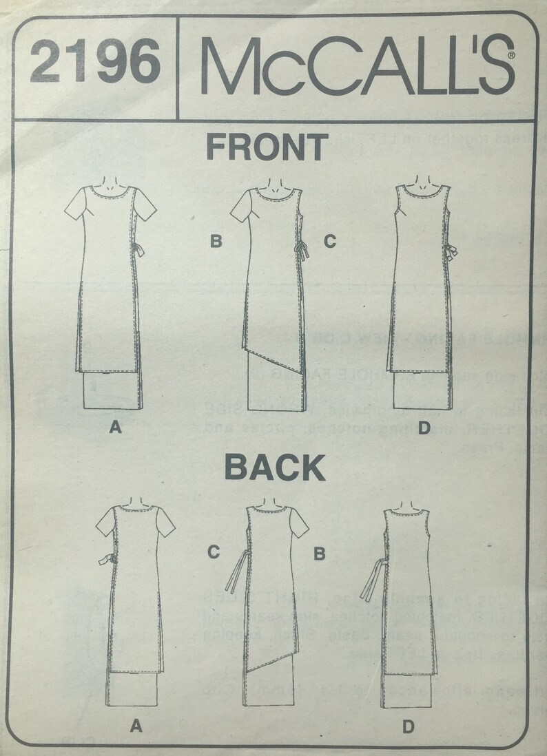 Plus Size Formal Dress Sewing Pattern, Mccall's 2169, Sizes 16-18-20, Boho Summer Dress, Special ...