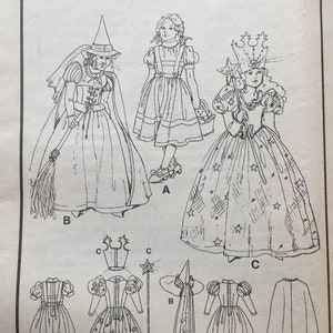 Wizard of Oz Sewing Pattern, Simplicity 7808, Dorothy Dress, Wicked ...