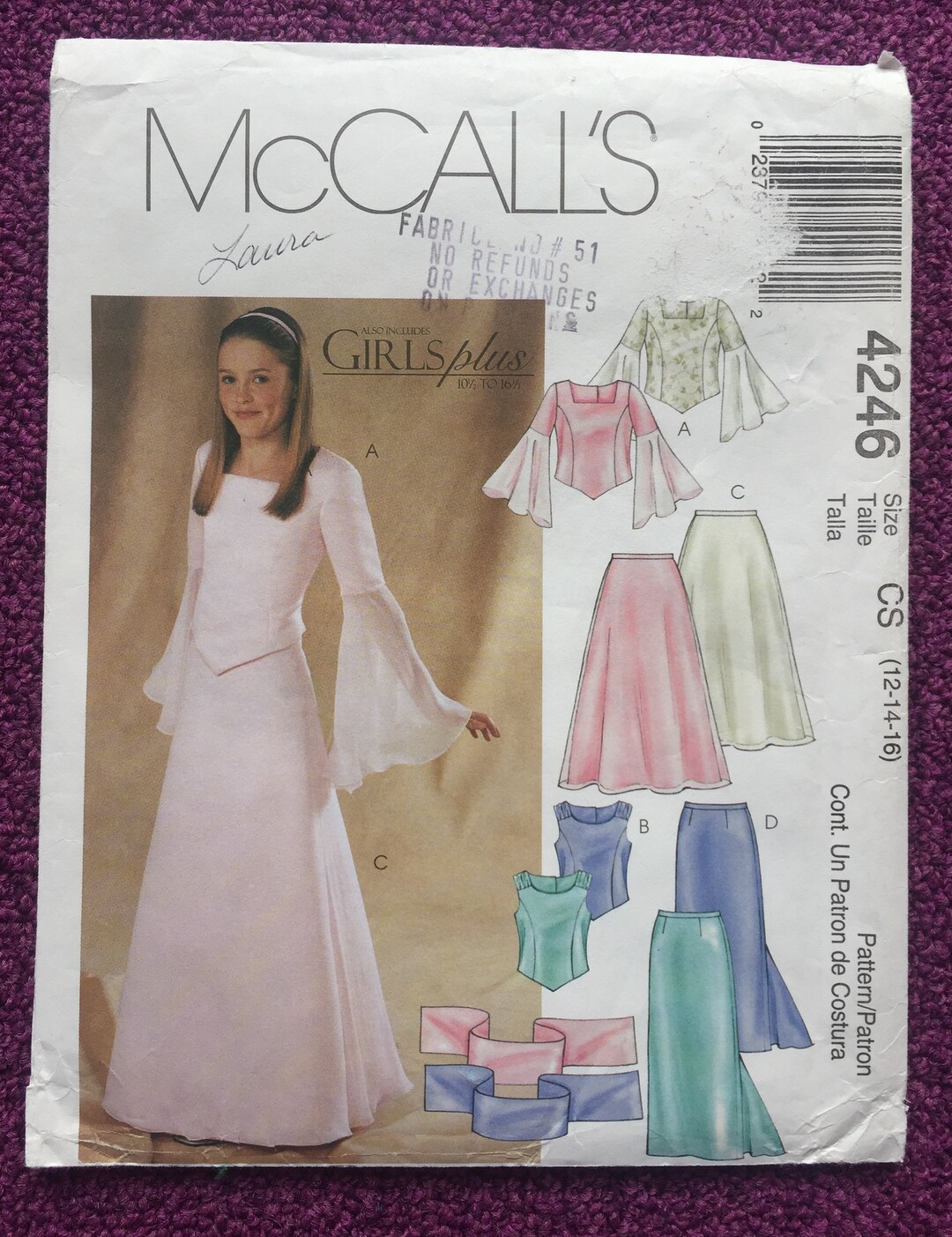 Girls Formal Outfits Sewing Pattern Girls Juliette Sleeve Blouses