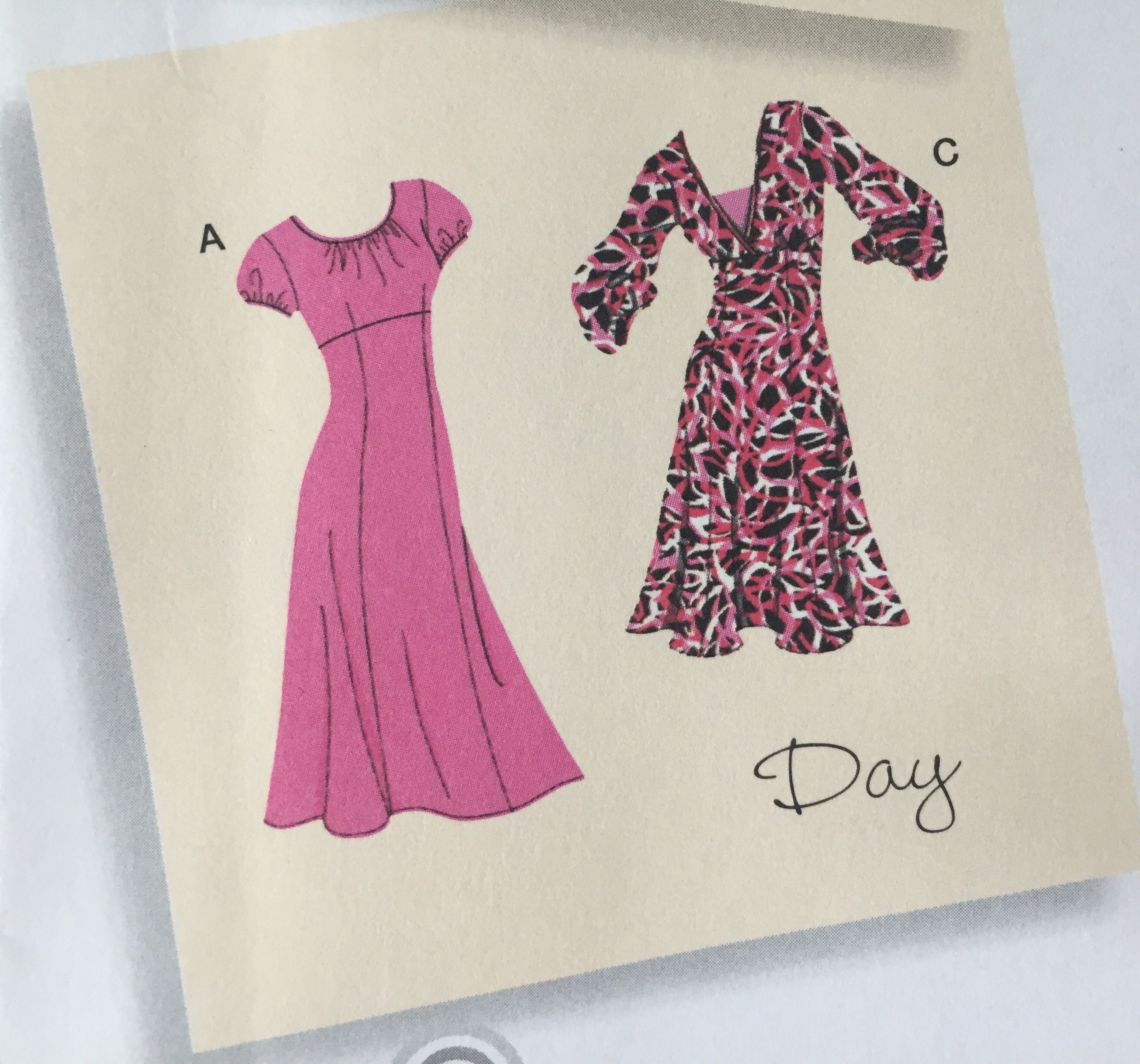 Formal Dress Sewing Pattern, Simplicity 2498, 6 Styles of Dress, Hem ...