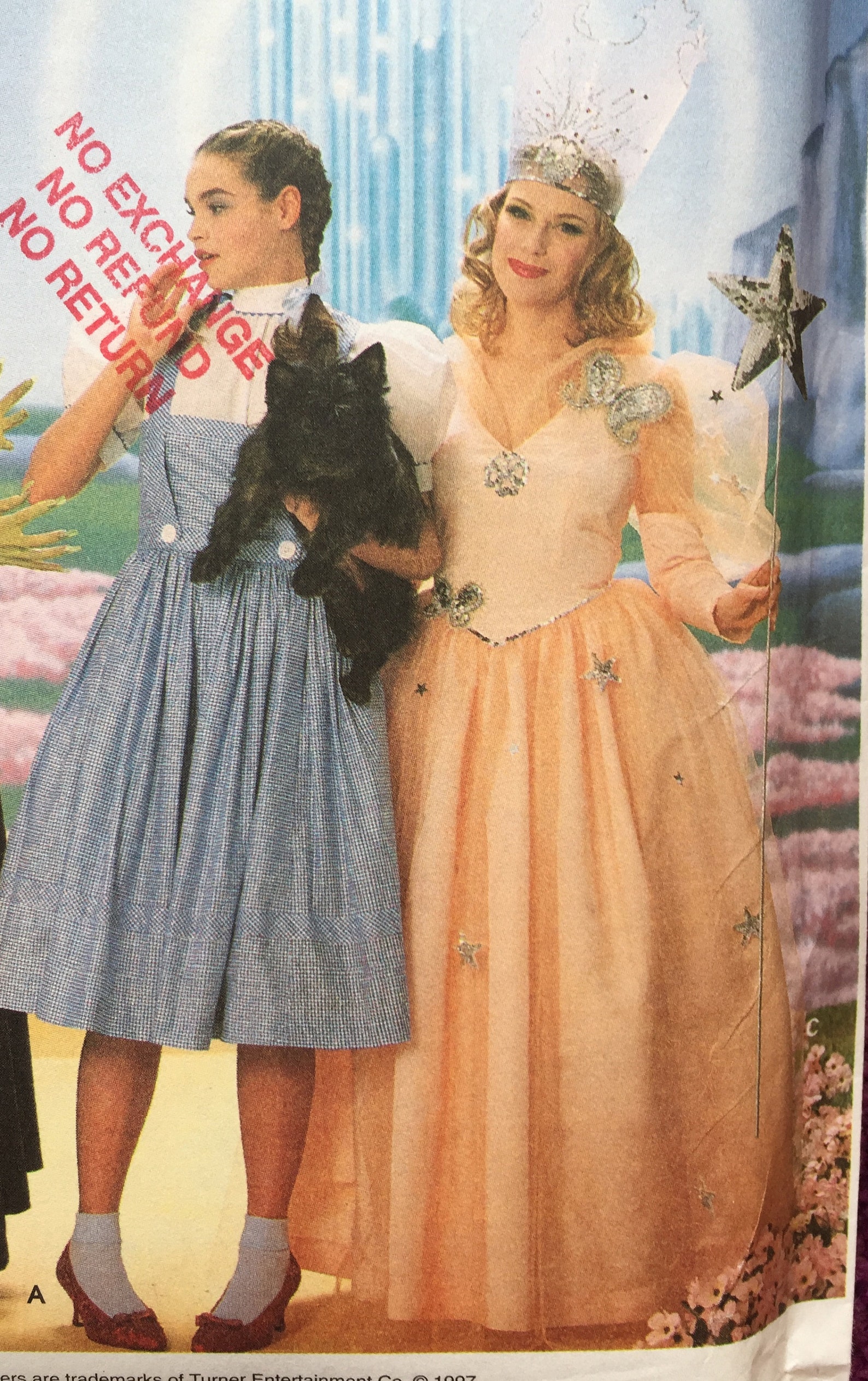 Wizard of Oz Sewing Pattern, Simplicity 7808, Dorothy Dress, Wicked ...