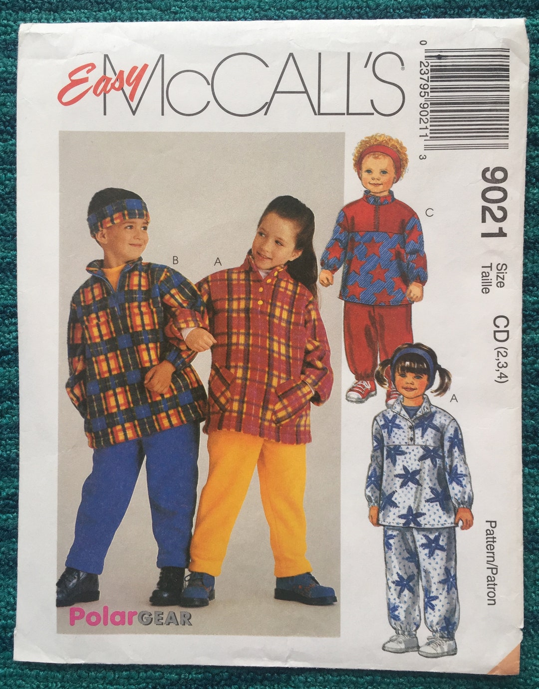 Toddler Fleece Jacket Sewing Pattern, Coat in Two Styles, Sweatpants ...