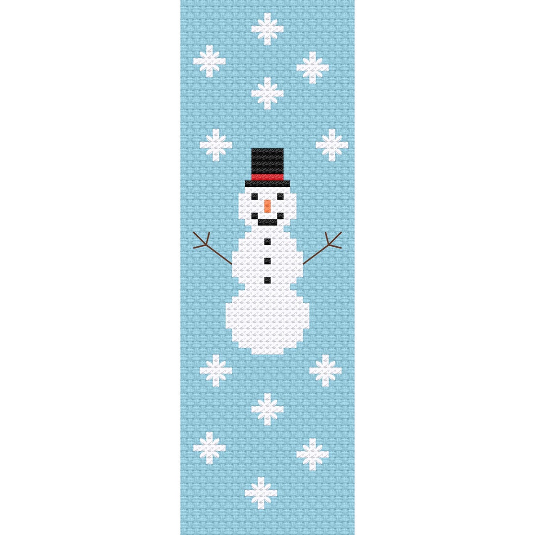 Snowman Bookmark Pattern PDF - Etsy