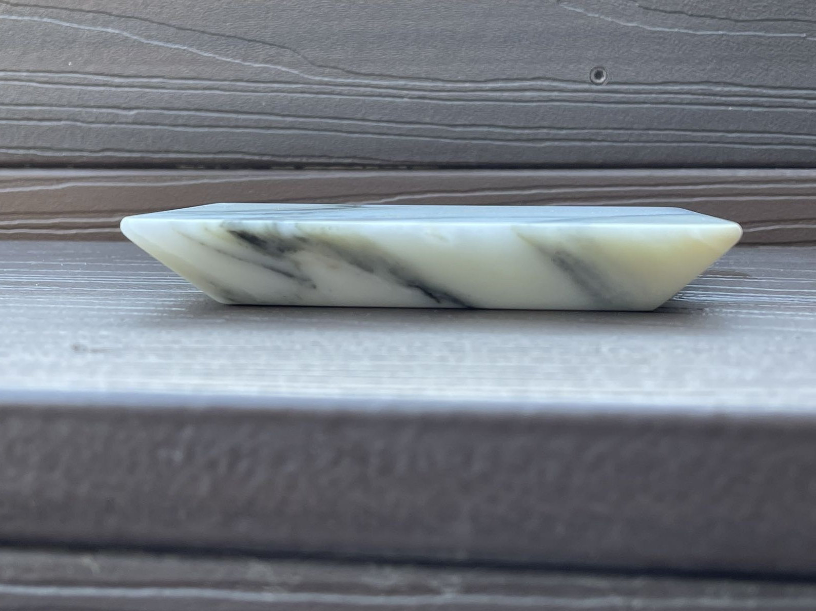 White Marble floating Soap Dish W/ Rounded Corners - Etsy