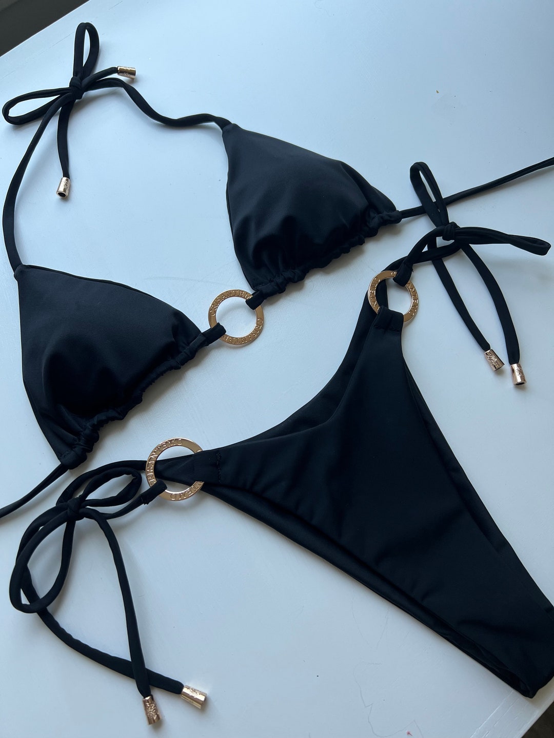 BIKINI TRIANGLE, Bikini Basic, Bikini Brazilian, Bikini Handmade - Etsy