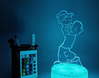 Popeye Night Light - Etsy