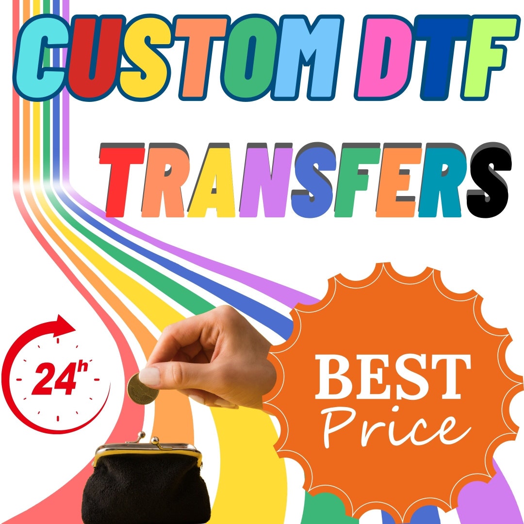 DTF Print Design, DTF Transfer, Custom DTF Print, Custom Logo Sheet ...