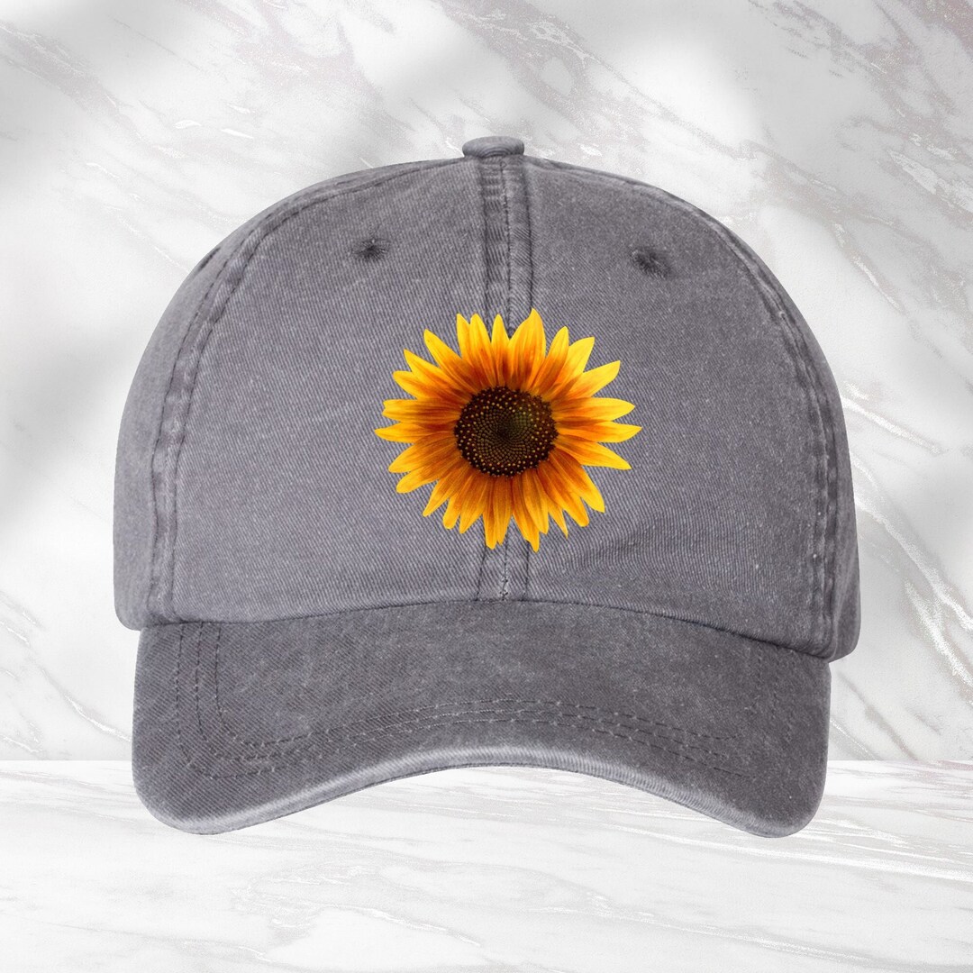 Sunflower Hat, Be Kind Cap, Wild Flower Hat, Floral Hat, Flower Lover ...