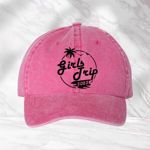 Girl's Trip 2023 Hat, Girl's Vacation Hat, Best Friends Hat, Girl's ...