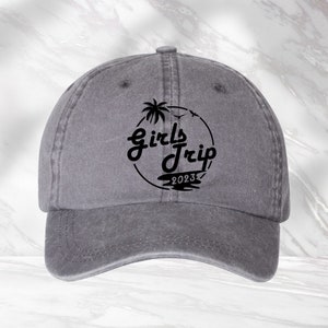 Girl's Trip 2023 Hat, Girl's Vacation Hat, Best Friends Hat, Girl's ...