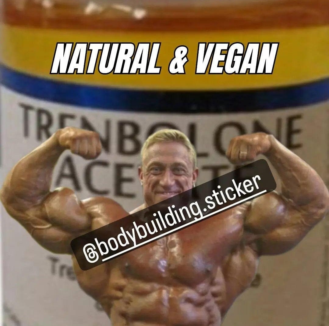 Pack of 50 Markus Rühl Natural and Vegan Bodybuilding Trenbolone Meme ...