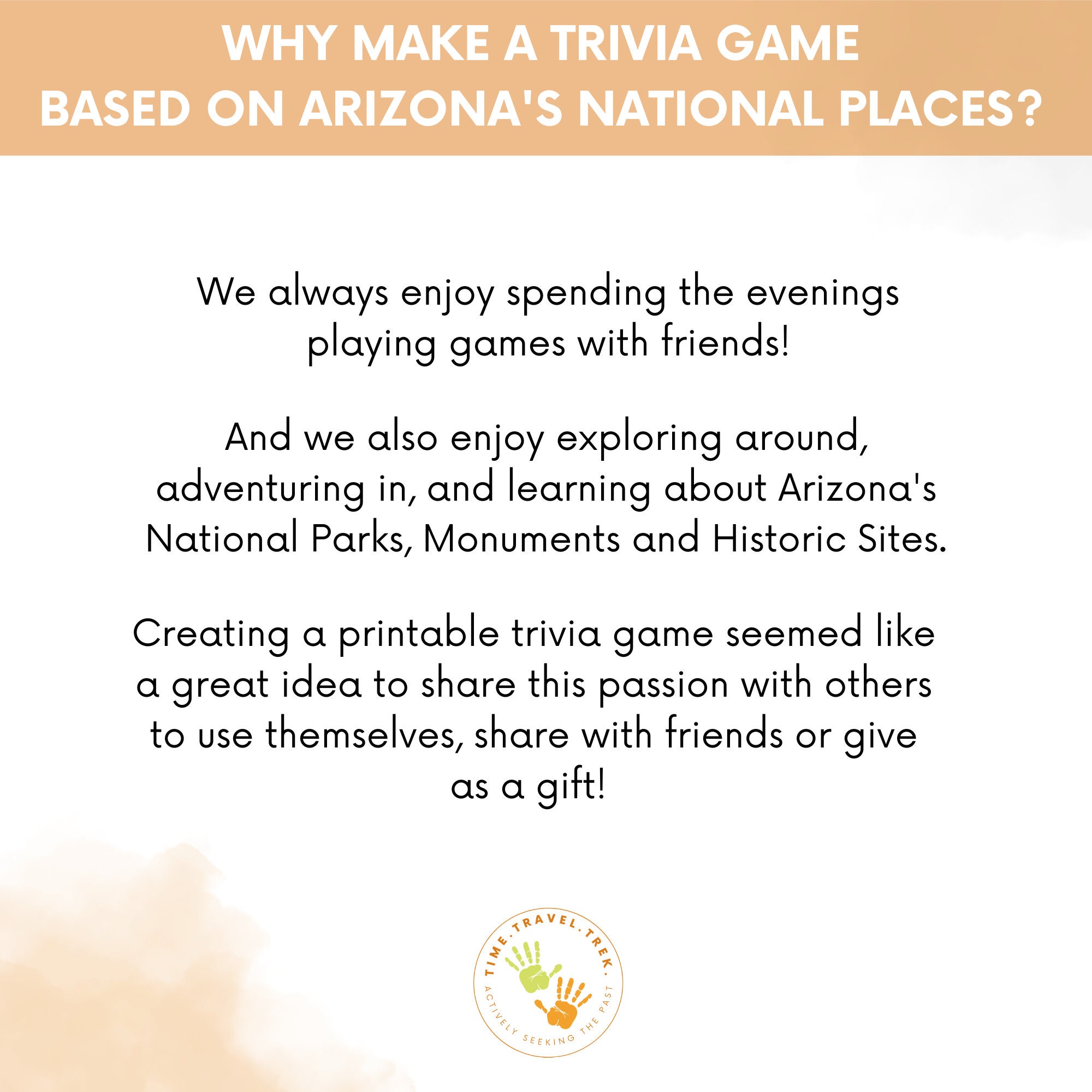 Parks Trivia Game Printable Trivia Quiz Arizona National Monuments ...