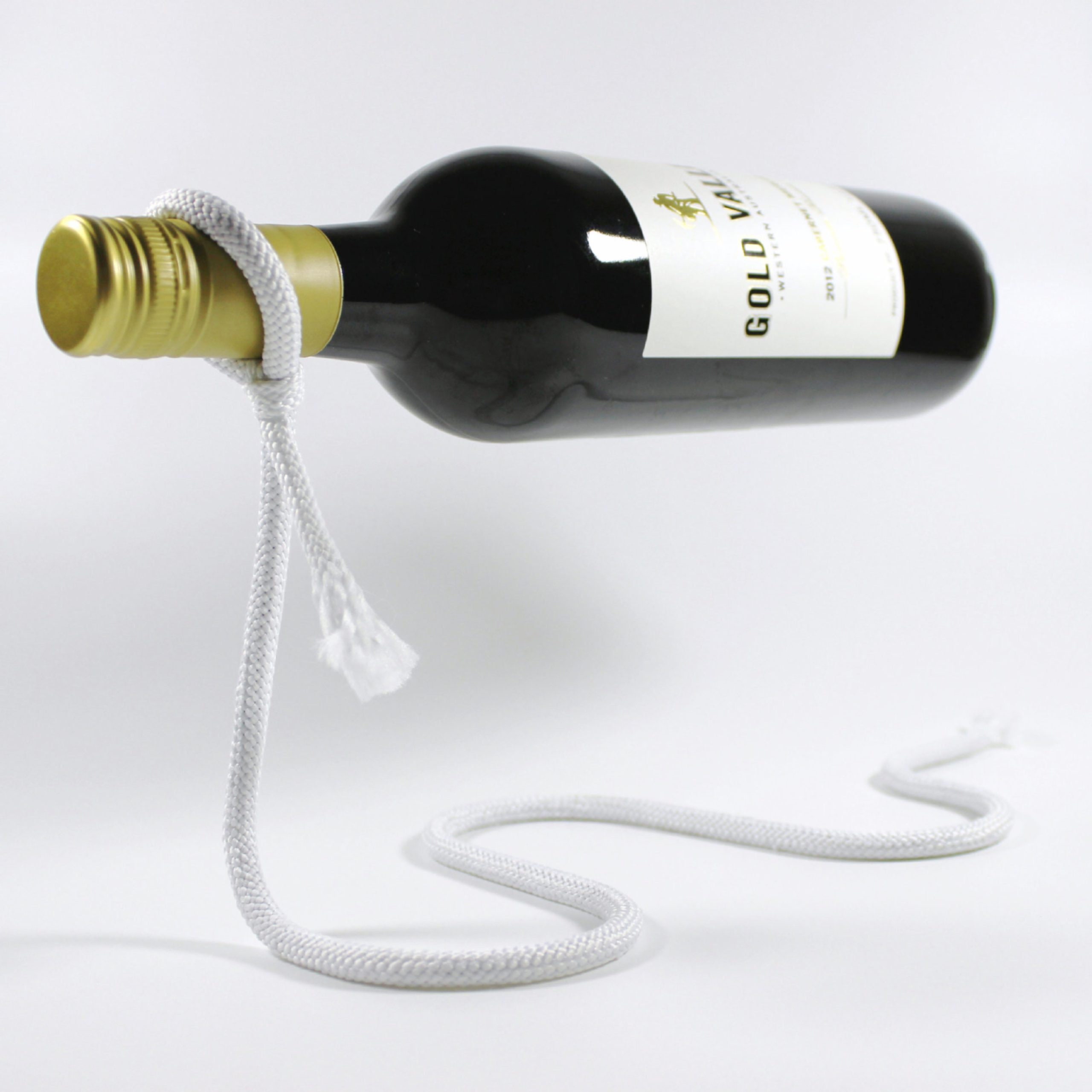 Fantasee Magic Suspending Rope Wine Holder, Floating Illusion Wine Rack ...