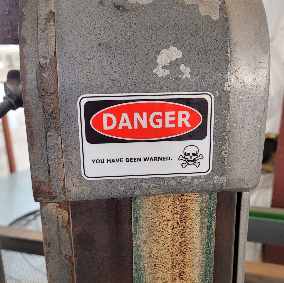 Funny Warning Label, Gift for Coworker, Danger Warning, Funny Shop ...