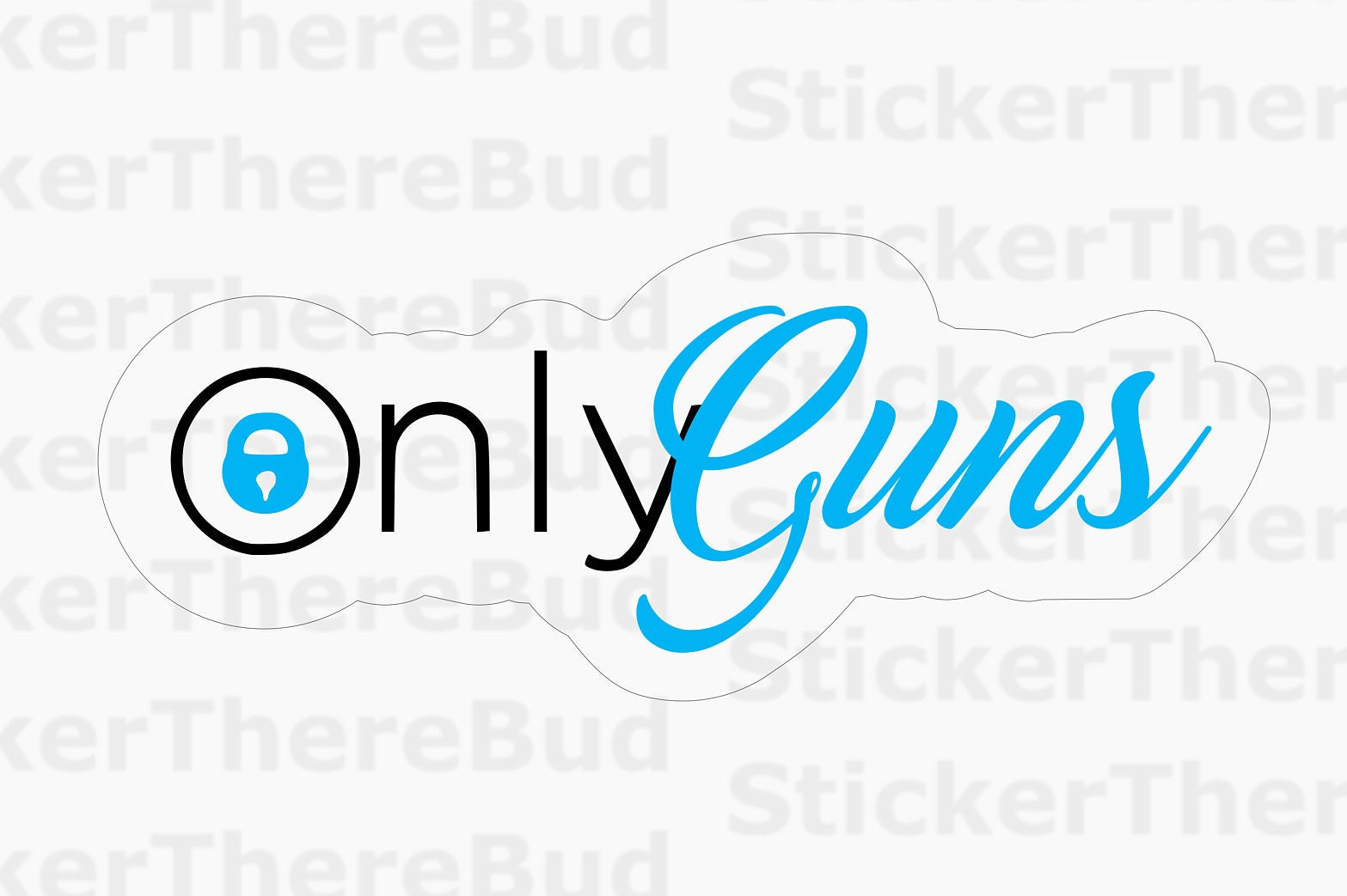 Onlyguns die Cut Version, Onlyfans, Funny Gun Sticker, Gift for ...