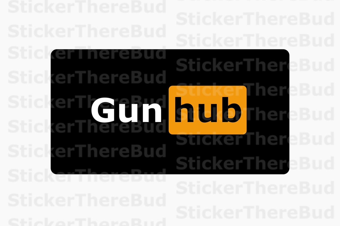 Gunhub Funny Gun Sticker Gift for Coworker Prank Sticker - Etsy