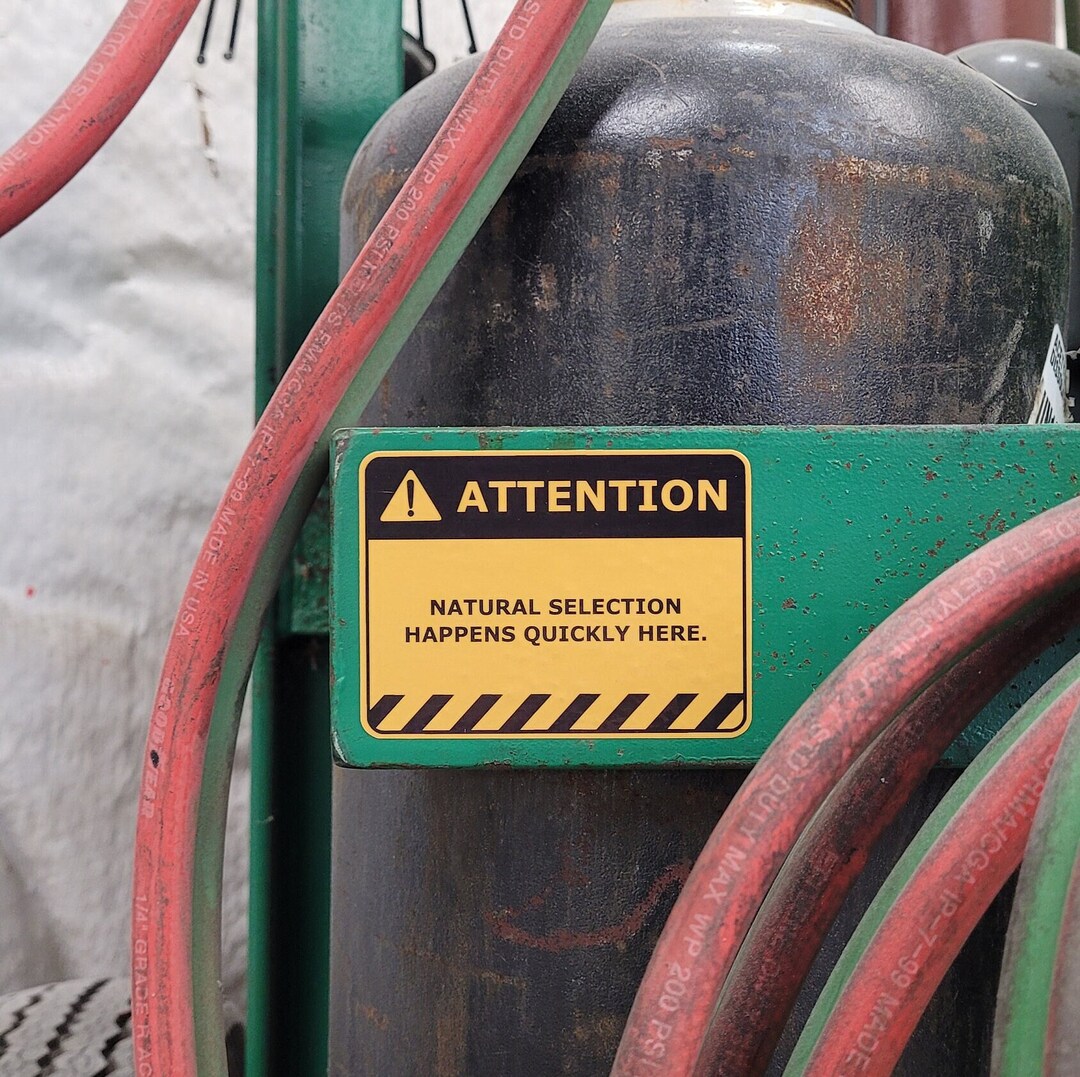 Funny Warning Label, Gift for Coworker, Danger Warning, Funny Shop ...