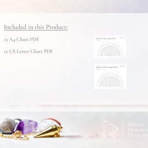 Balance & Percentage Pendulum Chart | Pendulum Dowsing Chart | Printable | Instant Digital ...