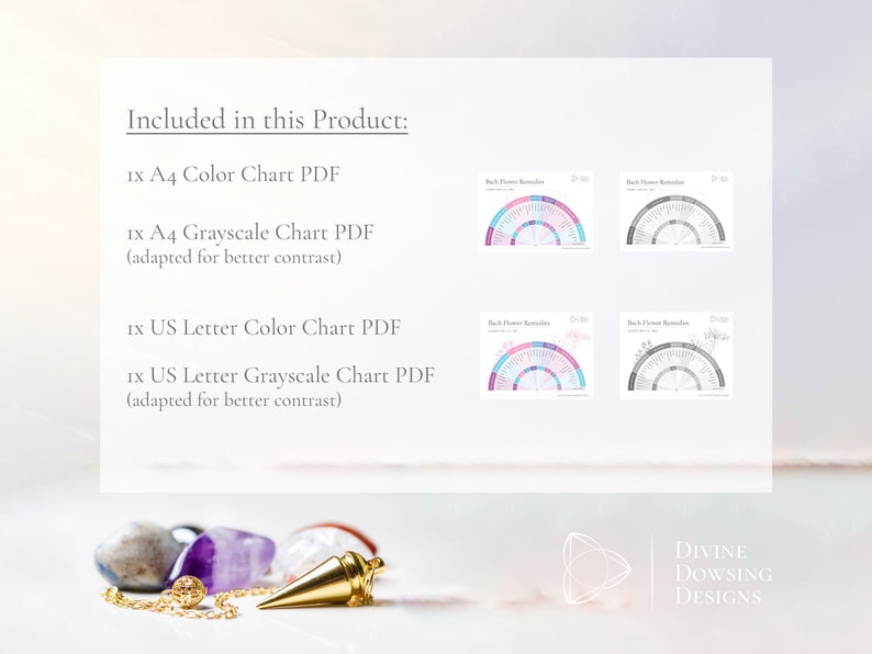 Pendulum Chart Bach Flower Remedies | Flower Essences Pendulum Board ...