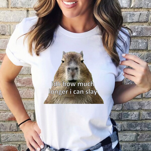 Capybara Slay Shirt - Etsy